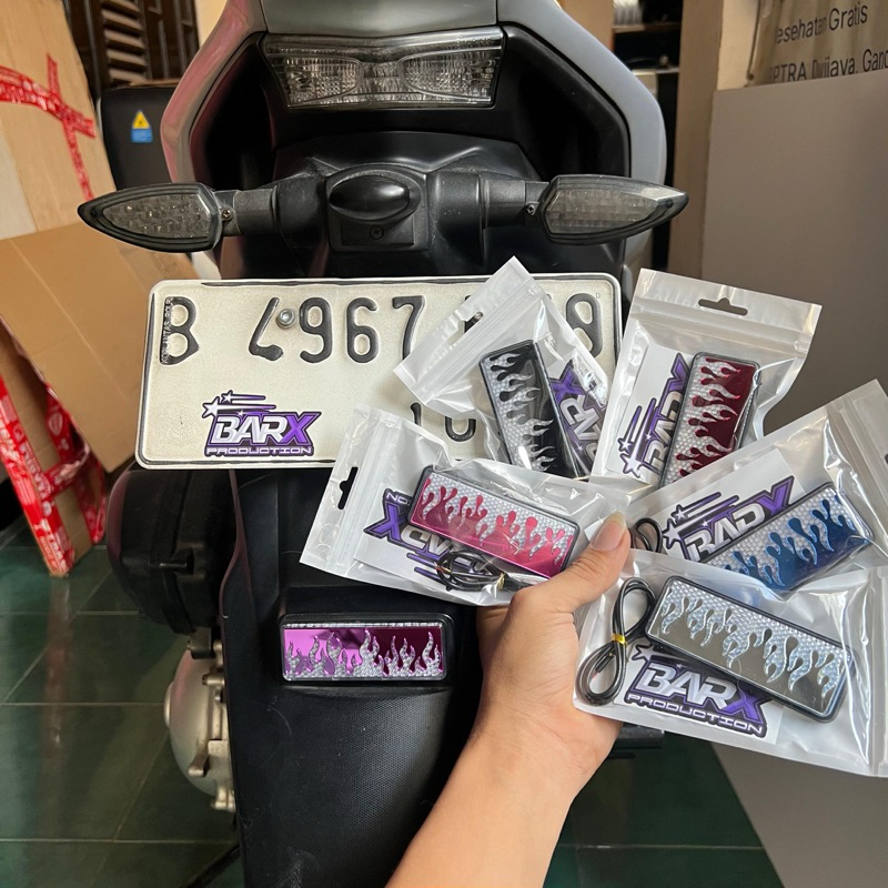 MATA 3 MODE LED CAT EYES, brake lights, fenders, rear fenders AEROX ...
