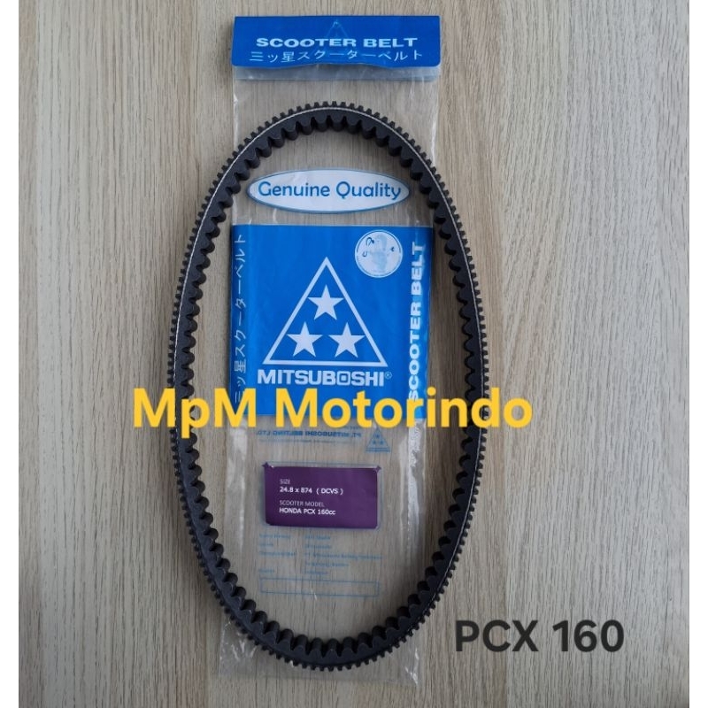 V-Belt Only Vanbelt PCX 160 Mitsuboshi Vbelt Fbelt Fanbelt | Shopee ...