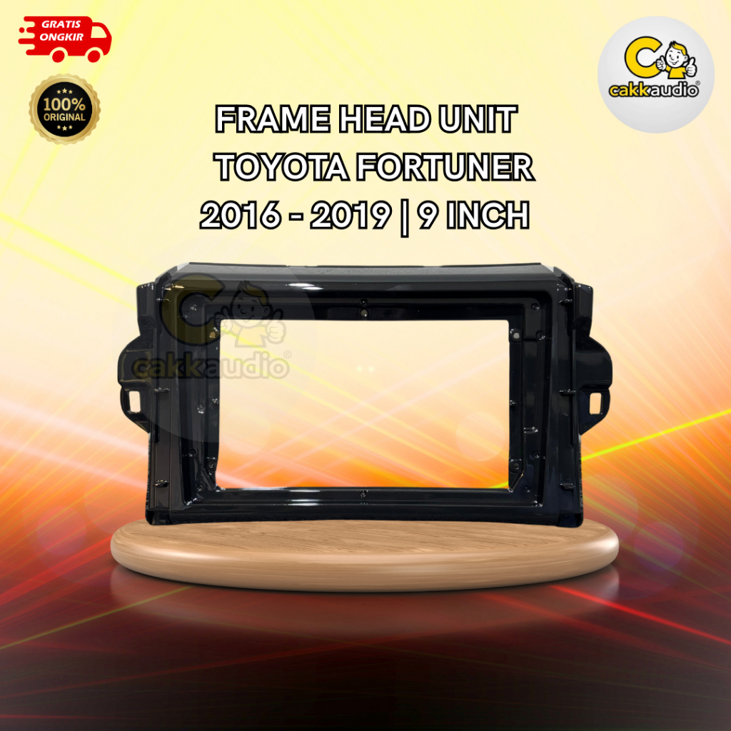 Toyota Fortuner Car Android Head Unit Frame | 2016 - 2019 | 9 Inch ...