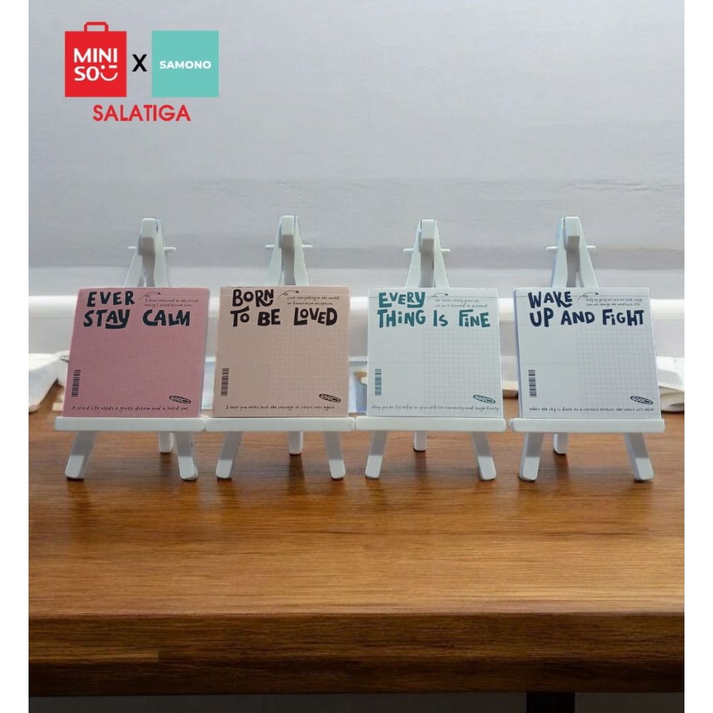 Miniso Diaries - Easel Note Pad (Notebook) | Shopee Philippines