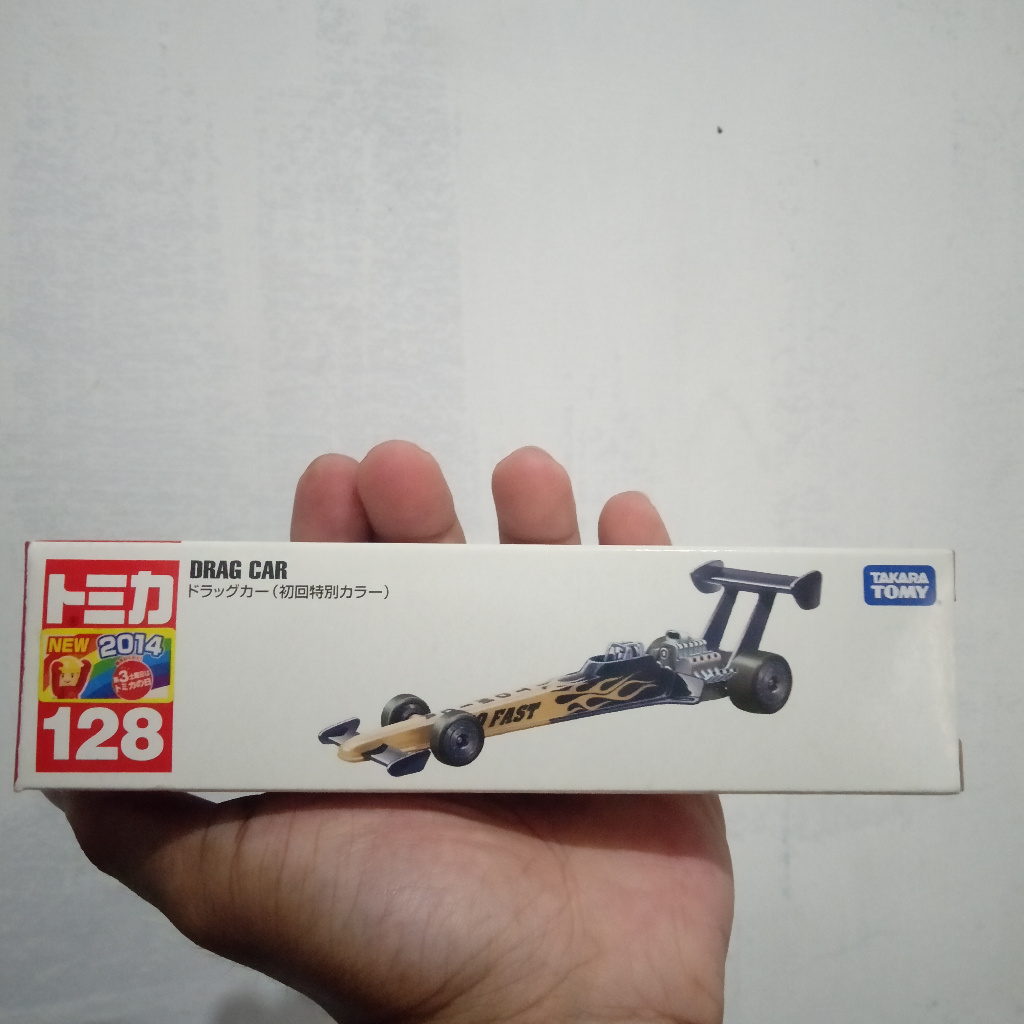 Tomica 128 Drag Car gold Takara Tomy Long Series Diecast Car | Shopee ...