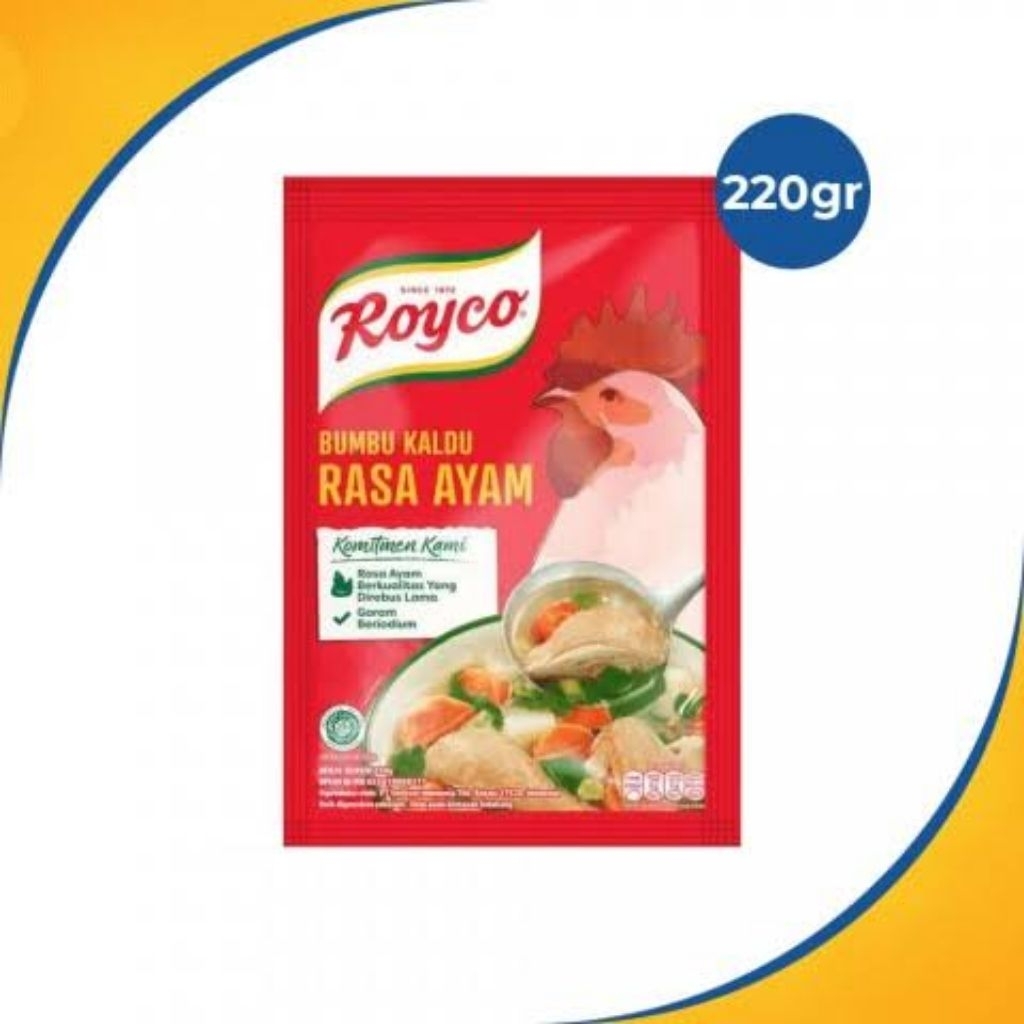 Royco Chicken Flavored Broth Seasoning 220g 220 g | Shopee Philippines