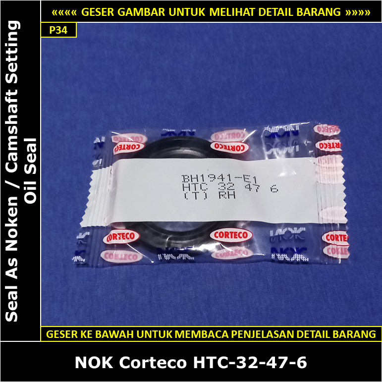 Suzuki Every Noken Axle Seal 1300 cc 2003-2004 NOK Corteco HTC-32-47-6 ...