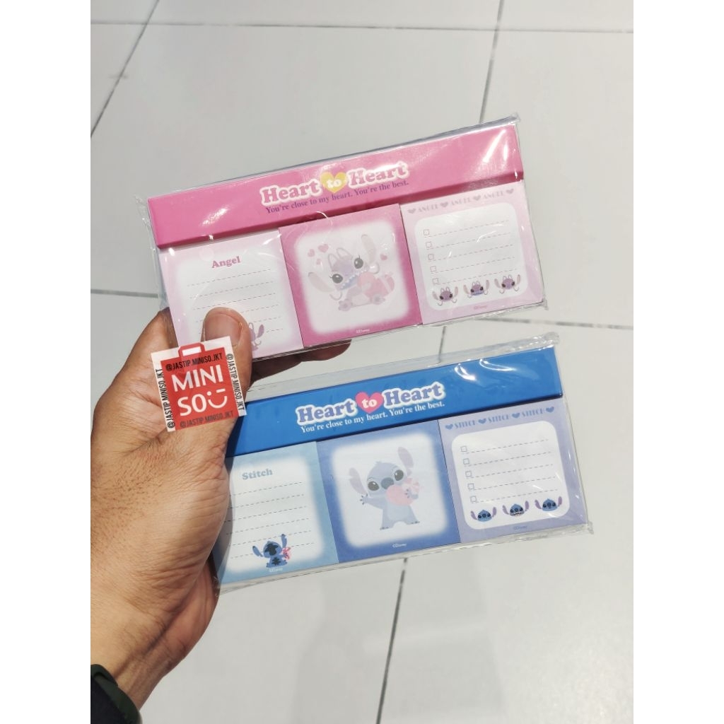 MINISO Sticky Notes DISNEY STITCH Collection (3x50 Sheets) STITCH ...