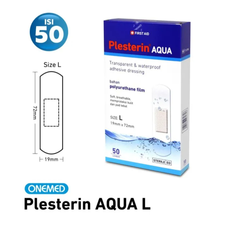 Aqua Transparent Plaster Waterproofonemed - Sterile Box | Shopee ...