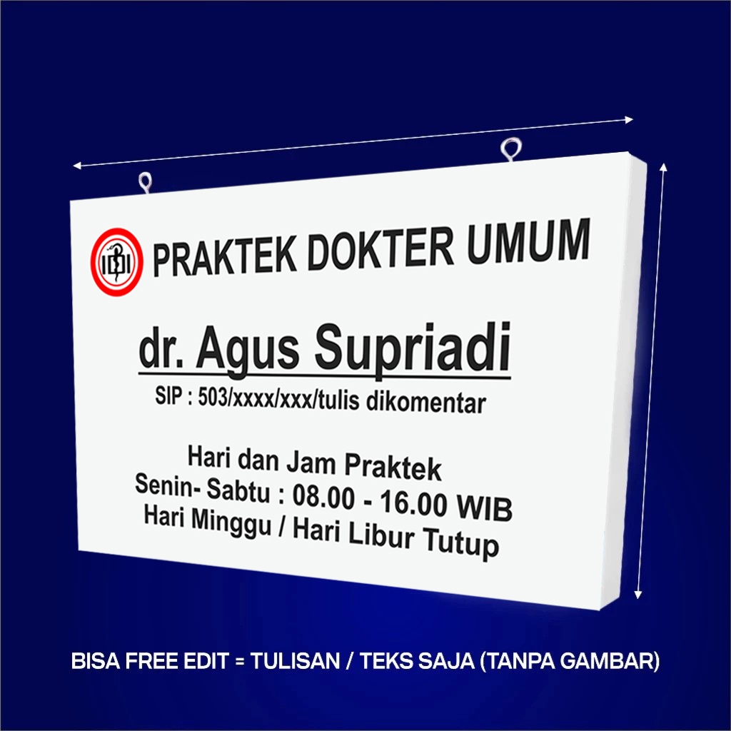 PRACTICE DOCTOR NAME BOARD | Shopee Philippines