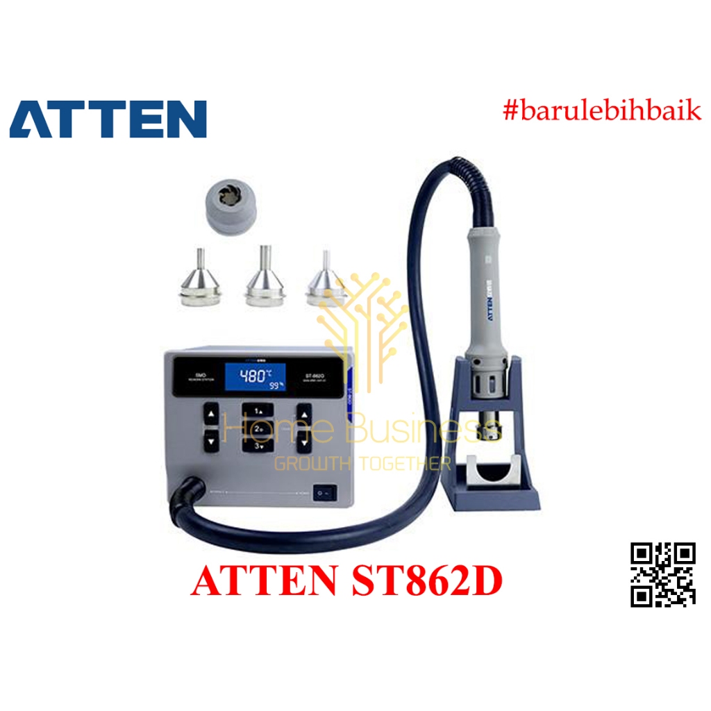 ATTEN ST-862D ST862D ST862 D ST 862D ST 862 D Solder Steam Blower Hot ...