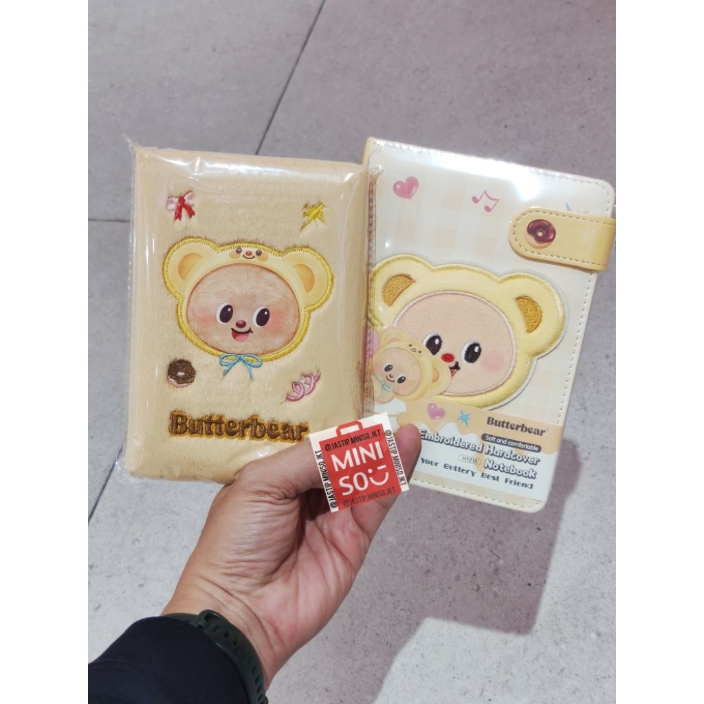 MINISO Memo Book Plush BUTTERBEAR Collection (2 Variants) | Shopee ...