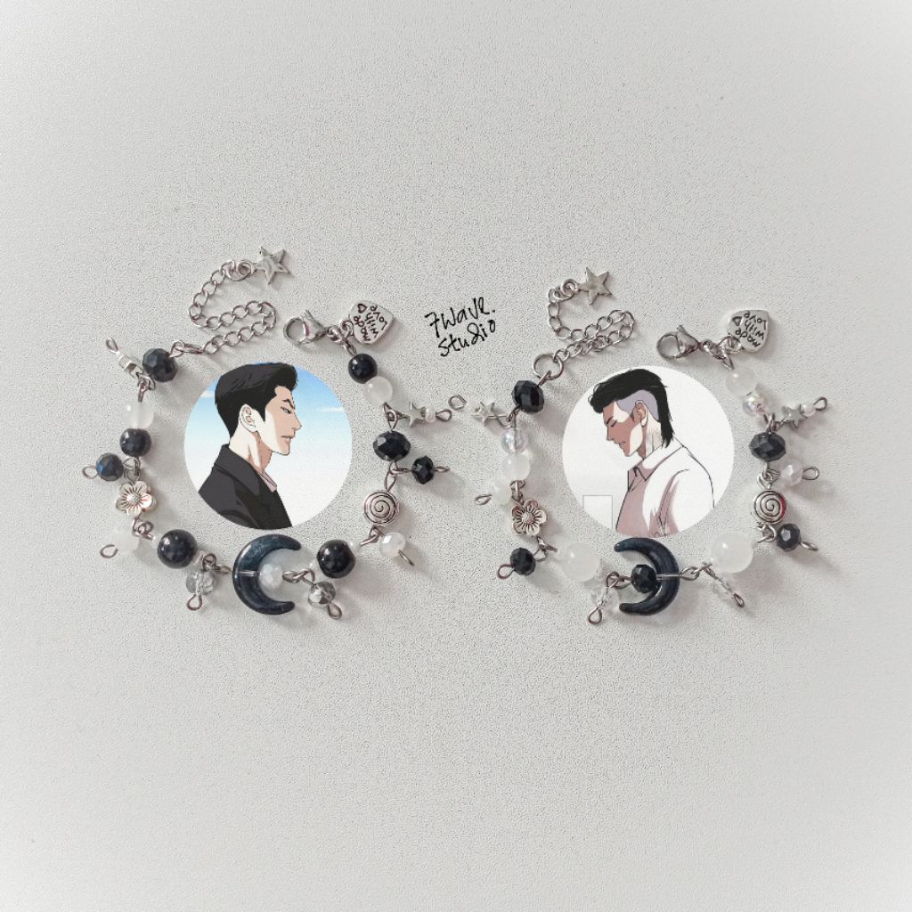 Gimyung seo matching bracelets | Manhwa lookism couple bead bracelet ...