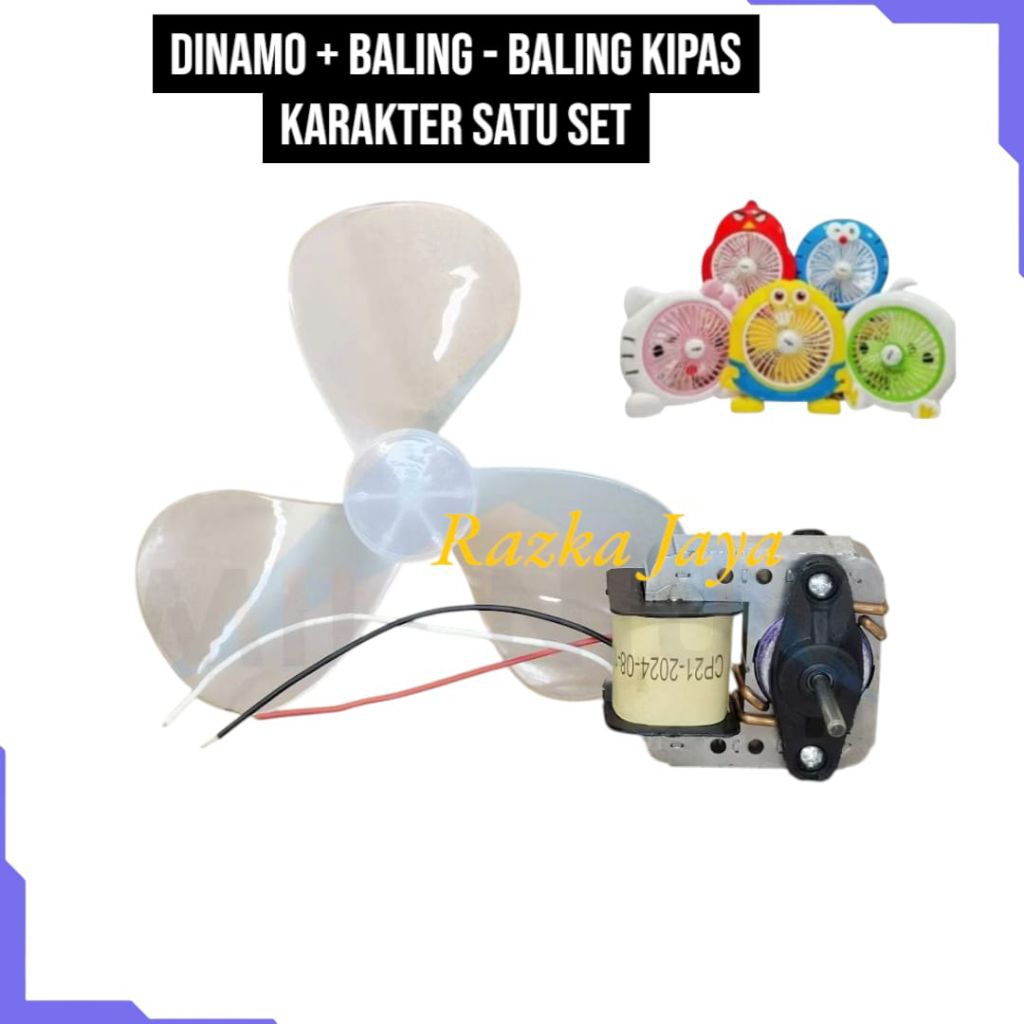 Character Fan Dynamo + Character Fan Propeller | Shopee Philippines