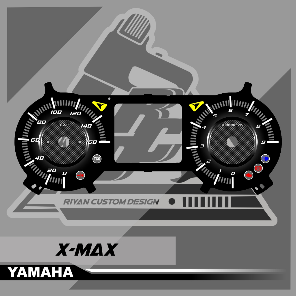 Yamaha x-max custom speedometer BOARD yamaha x-max custom speedometer ...