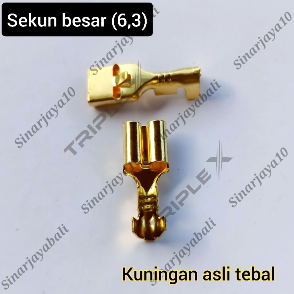 Large sekun 6,3 skunk terminal 6.3 pin cable connection connector ...