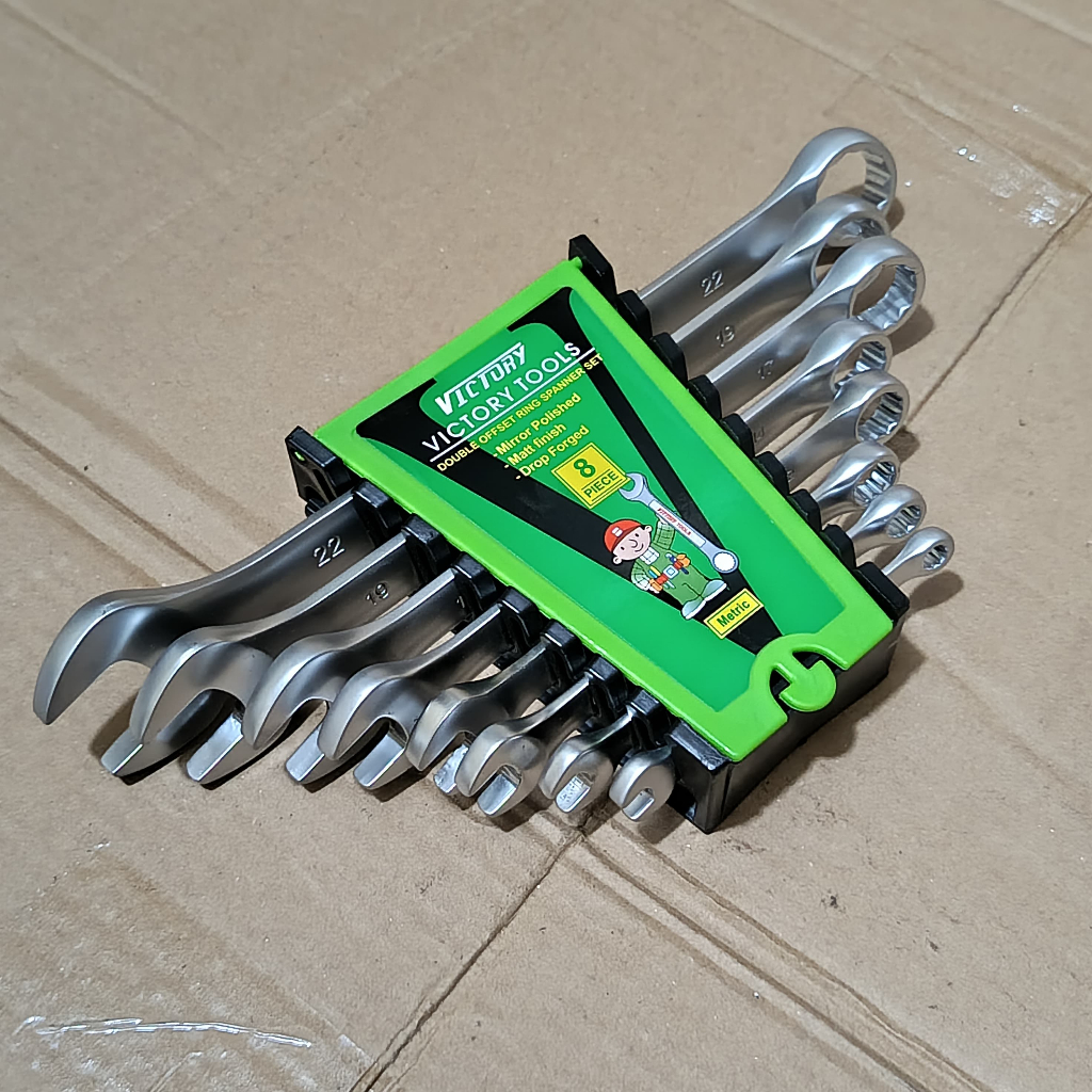 Ring spanner set 8 pcs 6 to 22mm victory combination / Complete kagon ...