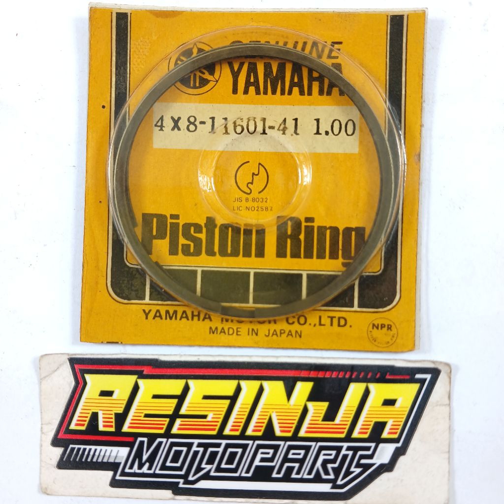 Piston Ring Piston Yamaha Rxs Rx Special Yt115 4X8 Oversize Os 100 ...