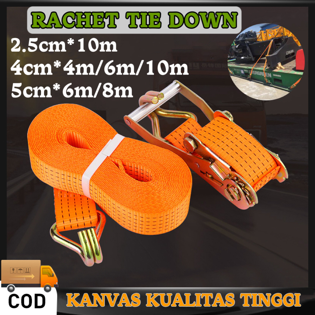 Rachet Tie Down/8-10 meters Trek Belt /10 tons sound strap/goods strap ...