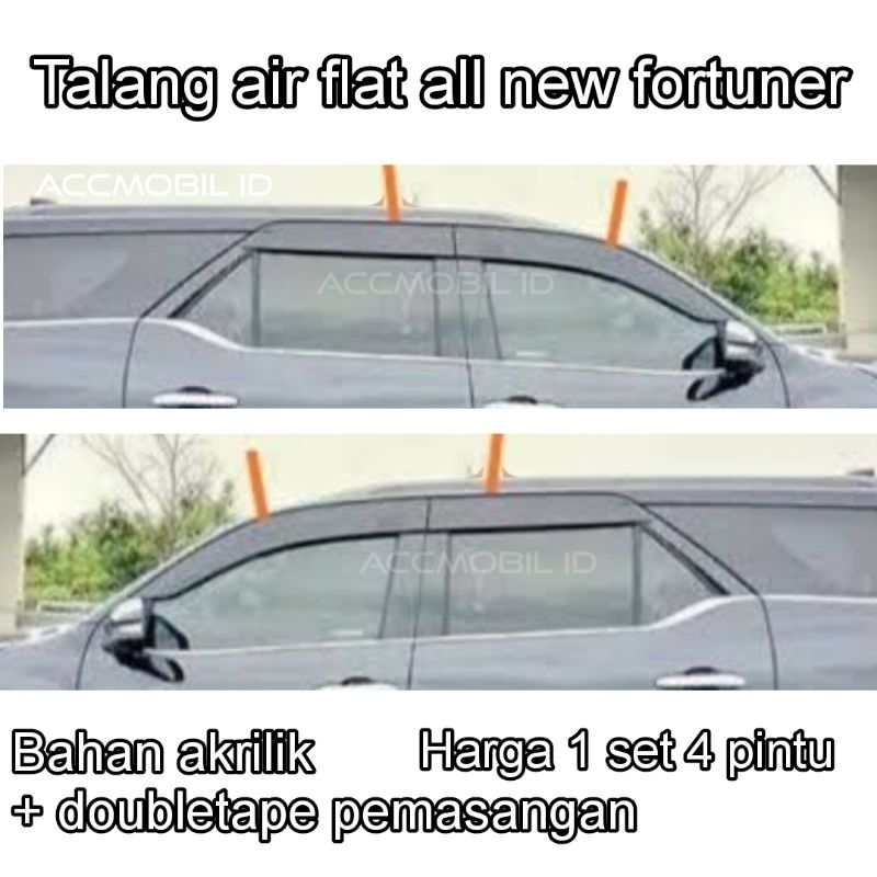 Flat model water gutters all new fortuner gr sport vrz srz G Trd ...