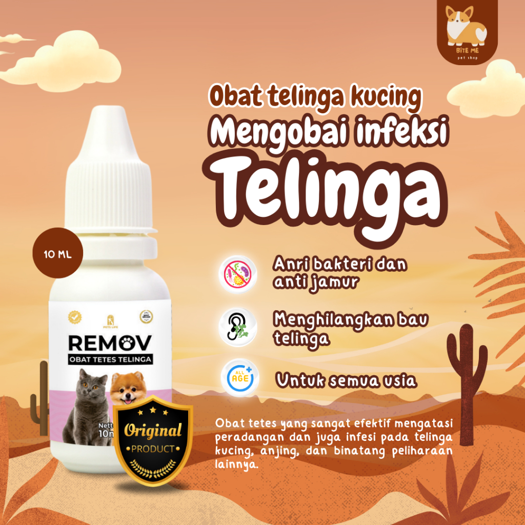 Remov Cat and Dog Ear Drops 10 Ml | Shopee Philippines
