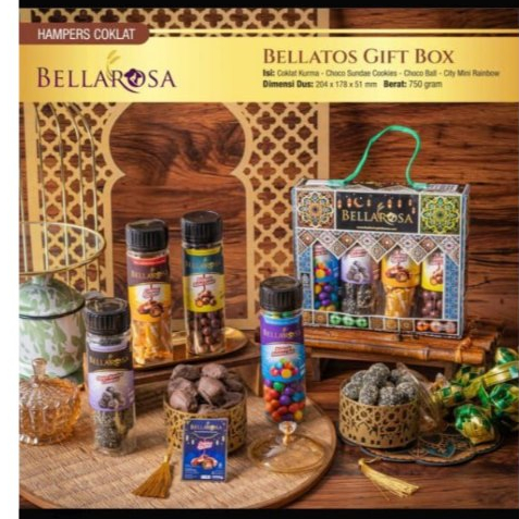 Eid Package BELLAROSA BELLATOS GIFT BOX - HAMPERS LEBARAN -PARCEL ...