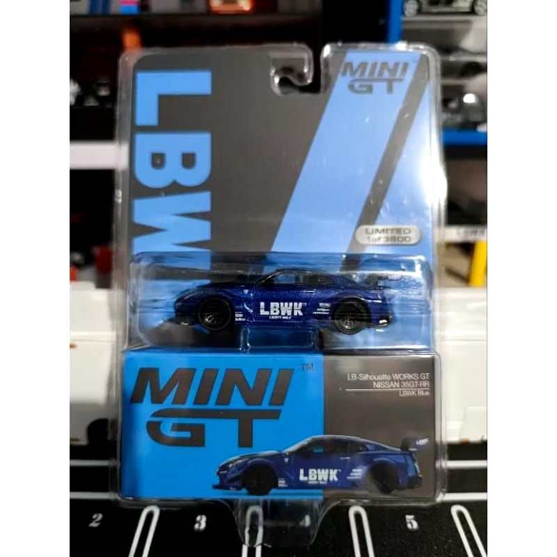 Mini GT 299 LB-Silhouette WORKS GT Nissan 35GT-RR LBWK Blue | Shopee ...