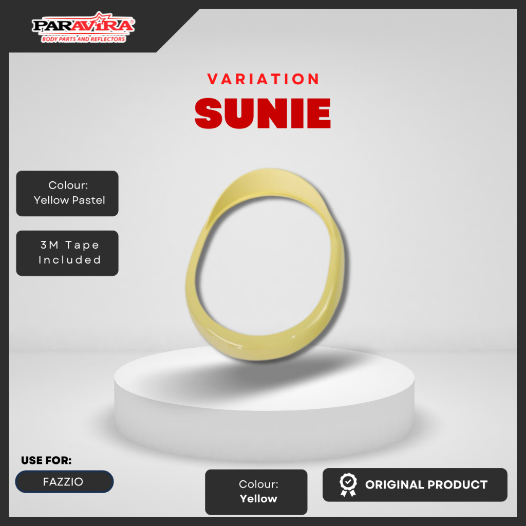 Fazzio Yellow Pastel Sunie Export Quality Headlight Cover | Shopee ...