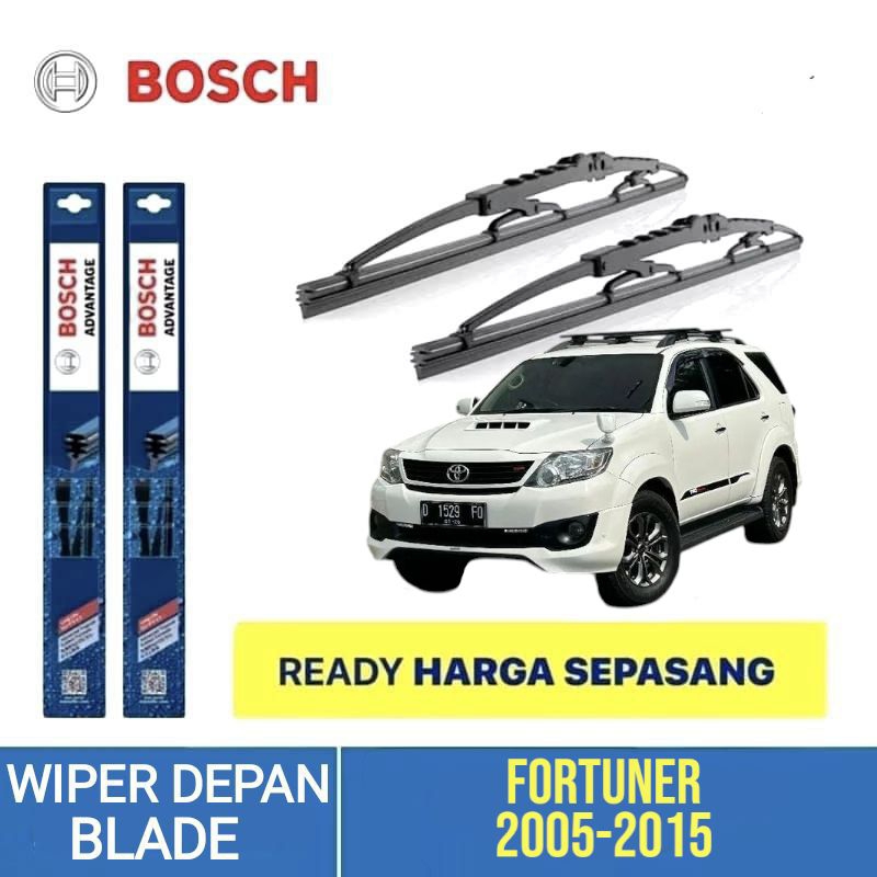 Fortuner CAR WINDSHIELD WIPER BLADE 2005 - 2015 ORIGINAL BOSCH 21" 19" | Shopee Philippines