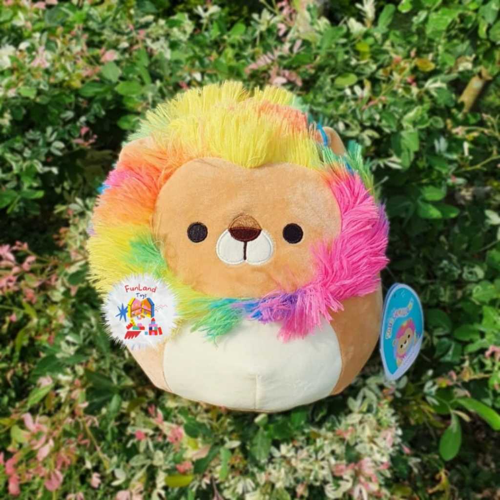 Squishmallows Leonard the Lion Rainbow Mane 25cm | Shopee Philippines