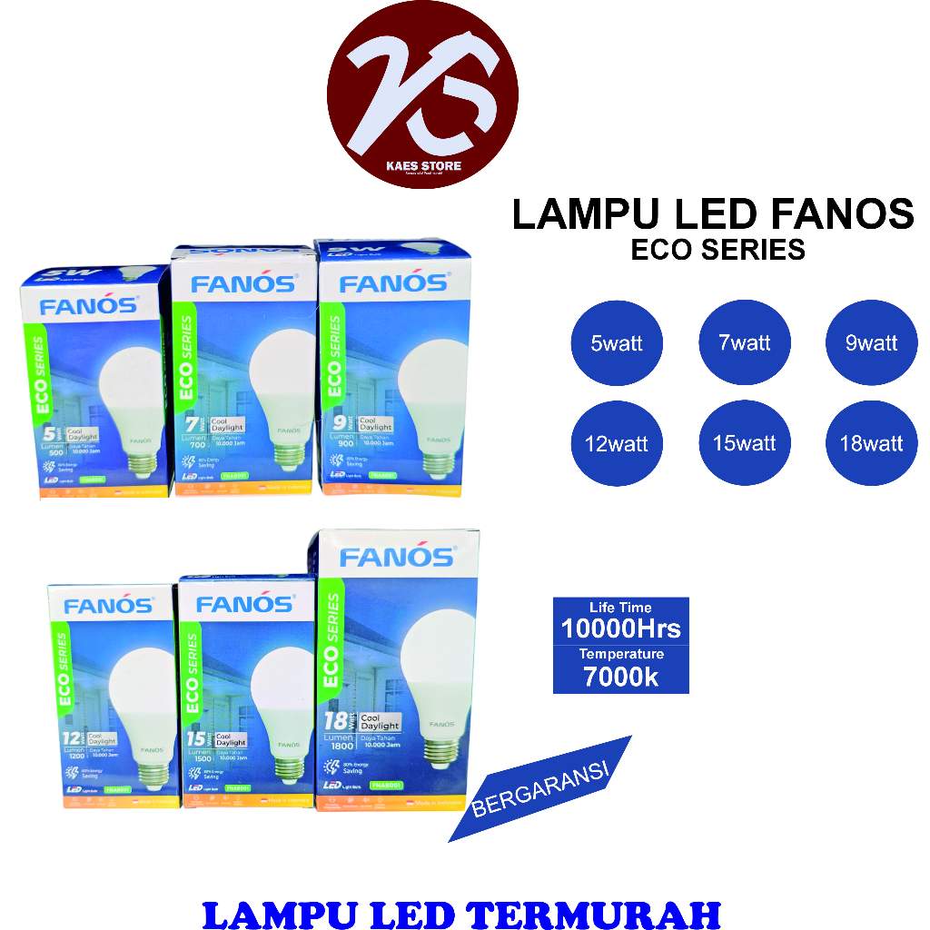 Fanos Eco Series Cool Daylight LED Lamp | Shopee Philippines