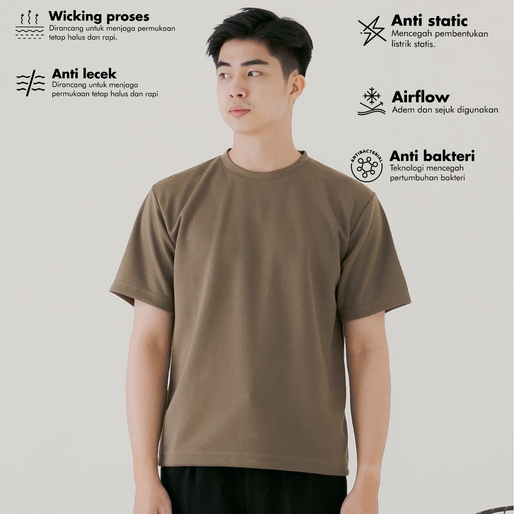 Lettucy BYCEL Oversized Boxy Fit Plain T-shirt | Tortilla | Shopee ...