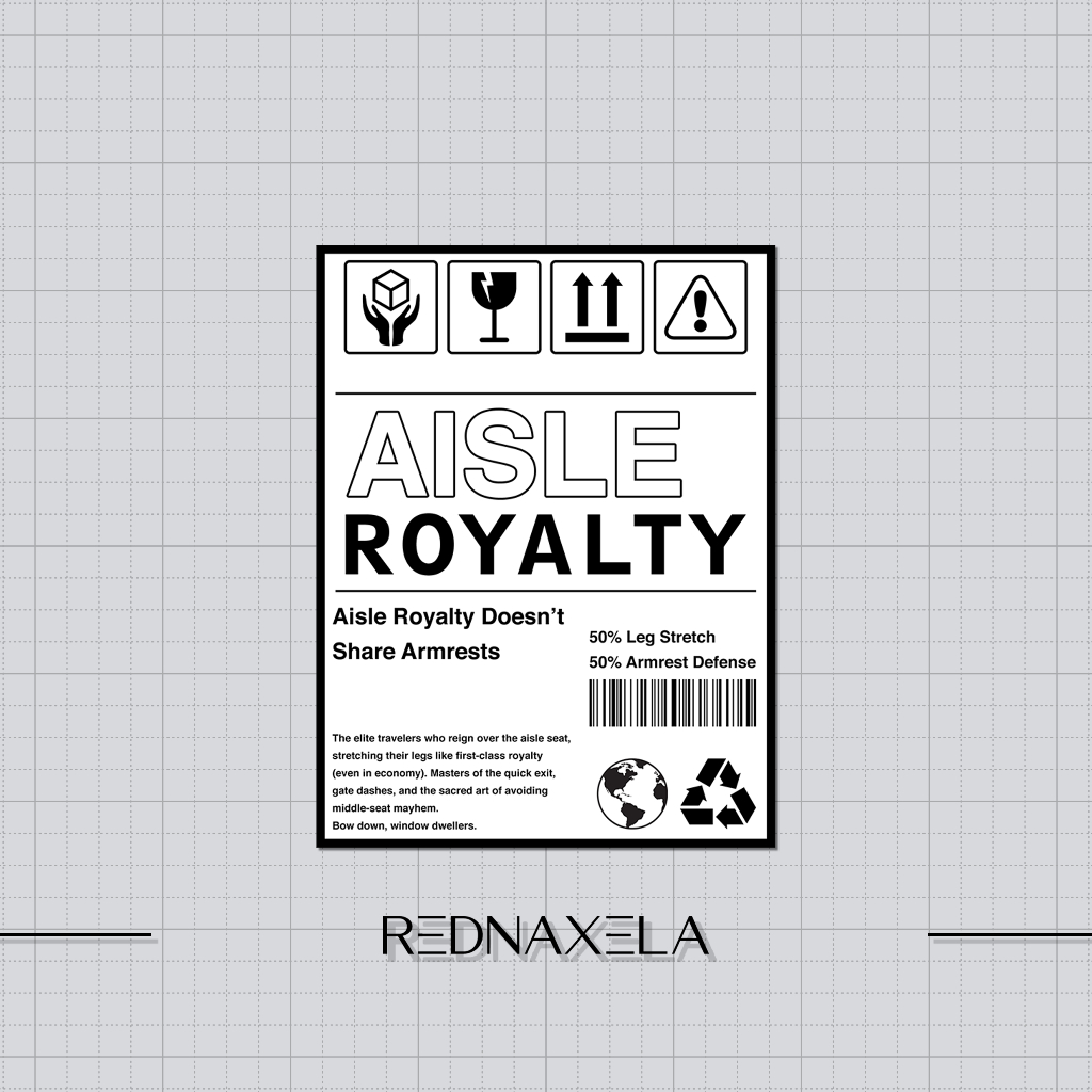 Aisye Royalty Vinyl Sticker Waterproof Outdoor Travel Sticker | Shopee ...