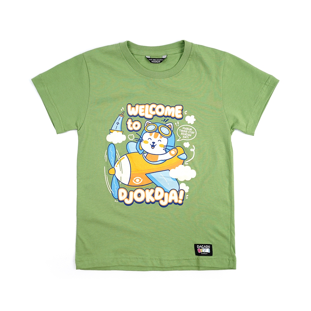 Dagadu Children's T-shirt 0-7 Years Welcome Djokdja - Matca | Shopee ...