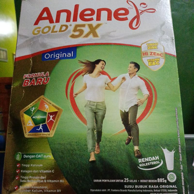 Anlene Gold Original 885gr EXP MEI 2025 | Shopee Philippines