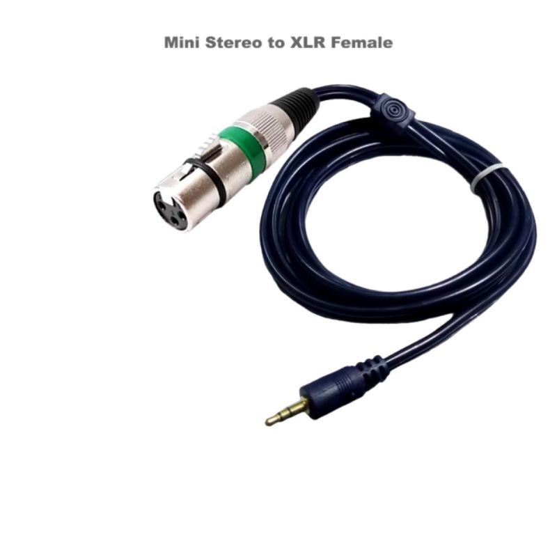 Audio jack cable 1 xlr female to aux quality atn cable | Shopee Philippines