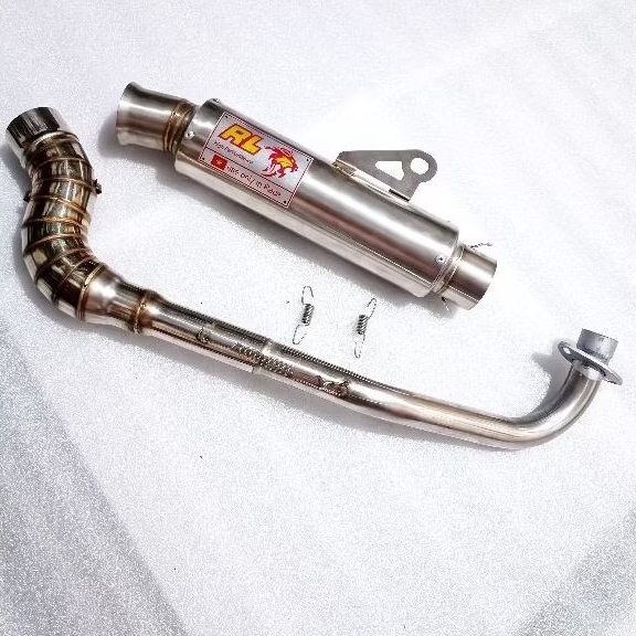 RL Pipe canister conical open specs exhaust Pipe for Wave 125 Xrm 110/ ...