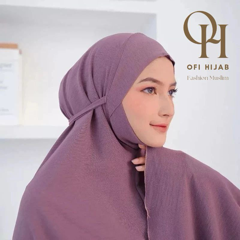 Ofihijab - PREMIUM Mukena CRINKLE AIRFLOW CHIN COVER ACRYLIC LABEL ...