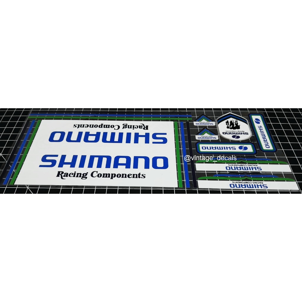 Shimano RACING COMPENTS & AERO DYNAMICS bicycle stickers | Shopee ...
