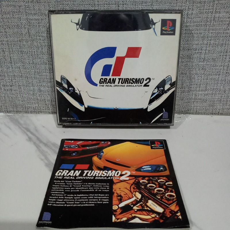 Cd Original Ps1 Gran Turismo 2 JPN Japanese complete manual book | Shopee Philippines