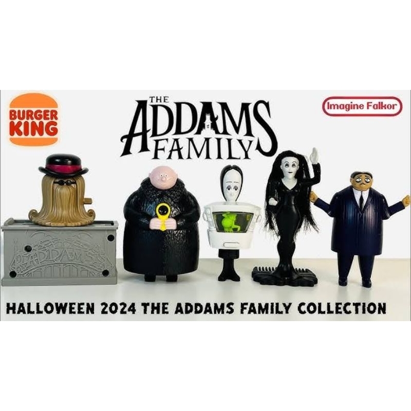 Figure BK BURGER KING TOYS MCD - THE ADDAMS FAMILY | Shopee Philippines