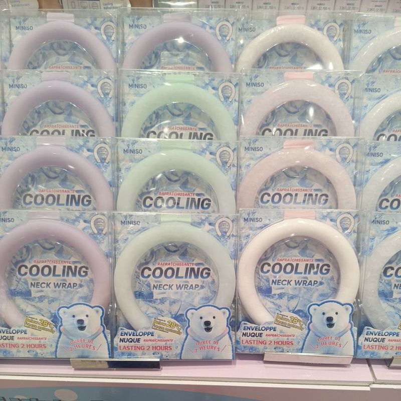 Miniso Envelope Freeze Naturally Lasting 2 Hours Cooling Neck Wrap ...