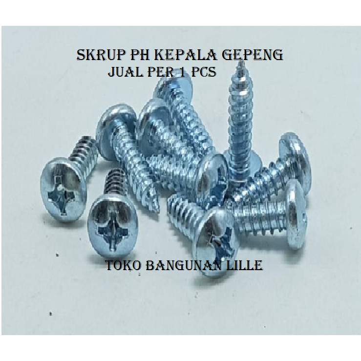 KAYU Taping Screws PH M 12 Round Head Tapping Screws 12 MM Screw Round ...