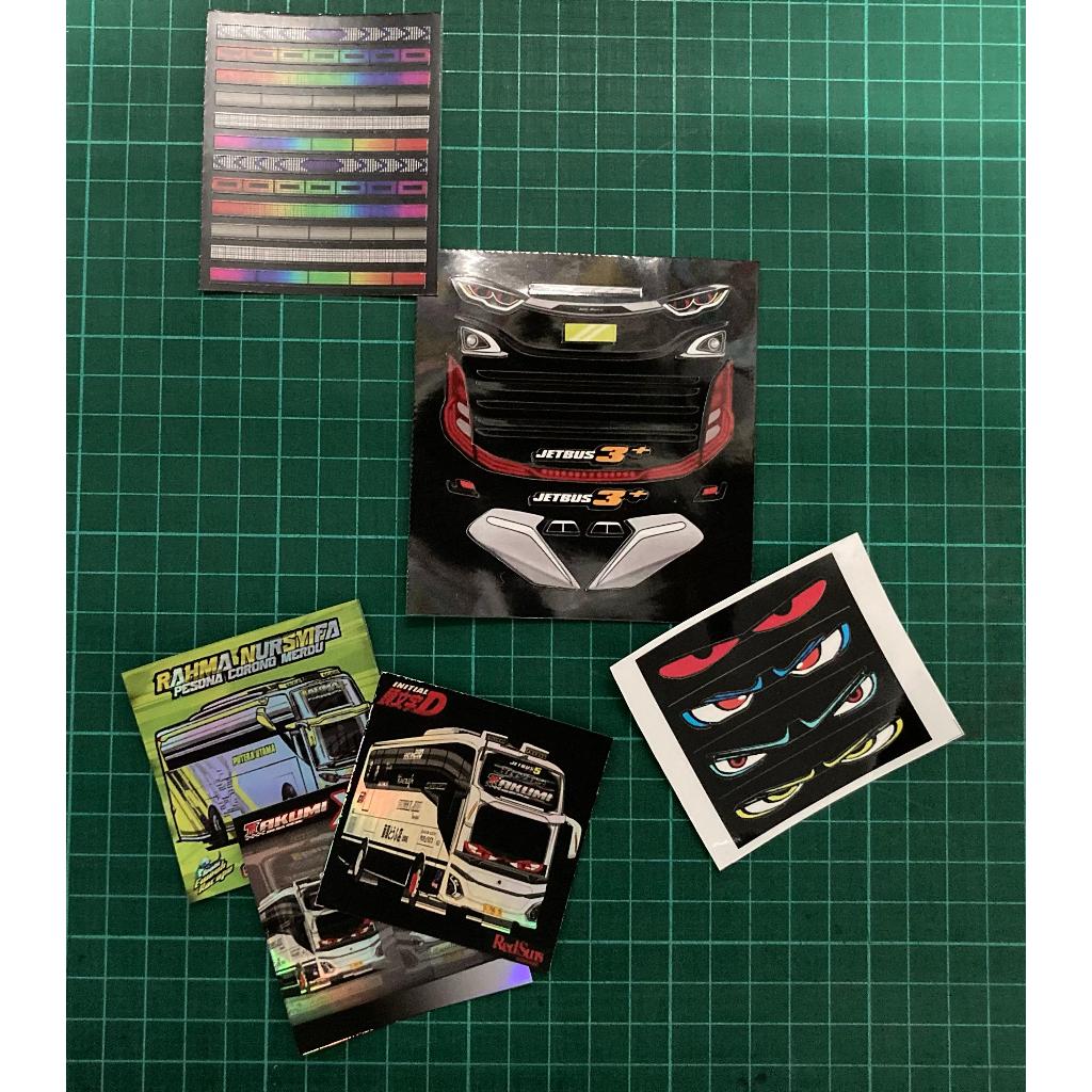 Jetbus 3+ Vol.4 BUS Light Miniature Sticker (RANDOM STC BUS BONUS ...