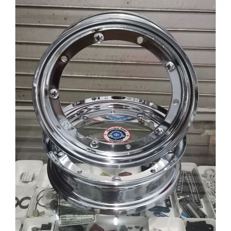 Vespa ring 10 chrome rims Vespa chrome R10 rims | Shopee Philippines