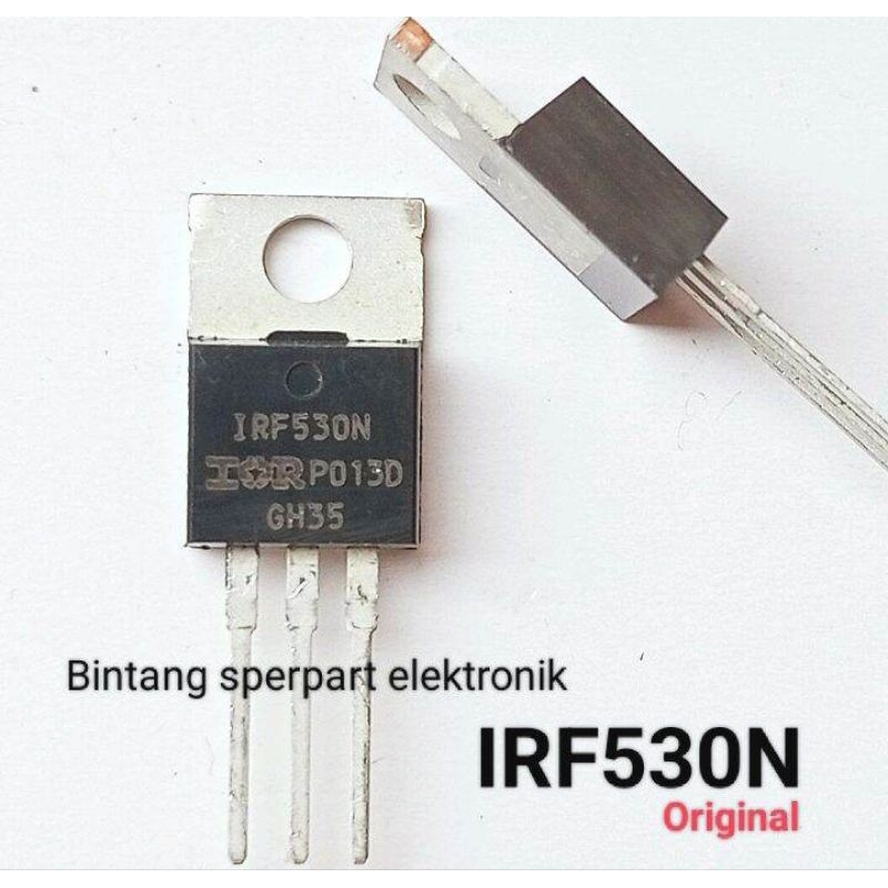 Irf530 ORIGINAL IRF 530 IRF530N ORIGINAL TRANSISTOR IRF530N MOSFET ...
