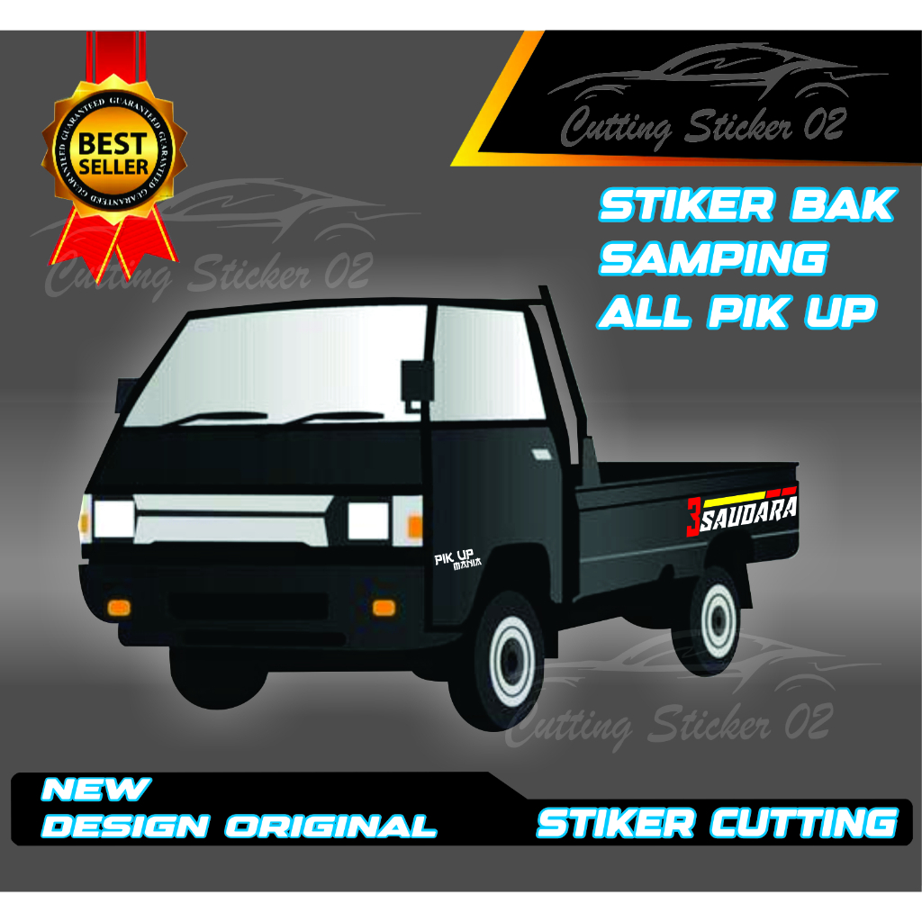 Sticker 3 BROTHER SIDE TUB ALL TYPES OF PICKUP L300 GRANMAX CARRY ...