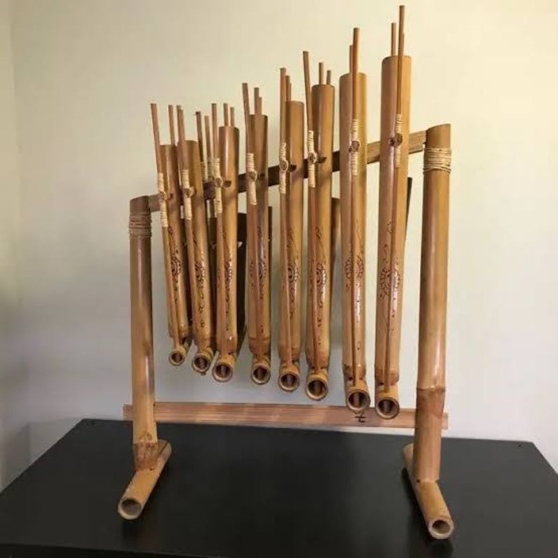 ANGKLUNG set of 8 tones, large Oktap, angklung Do, re,mi,fa,so,la,si,do ...