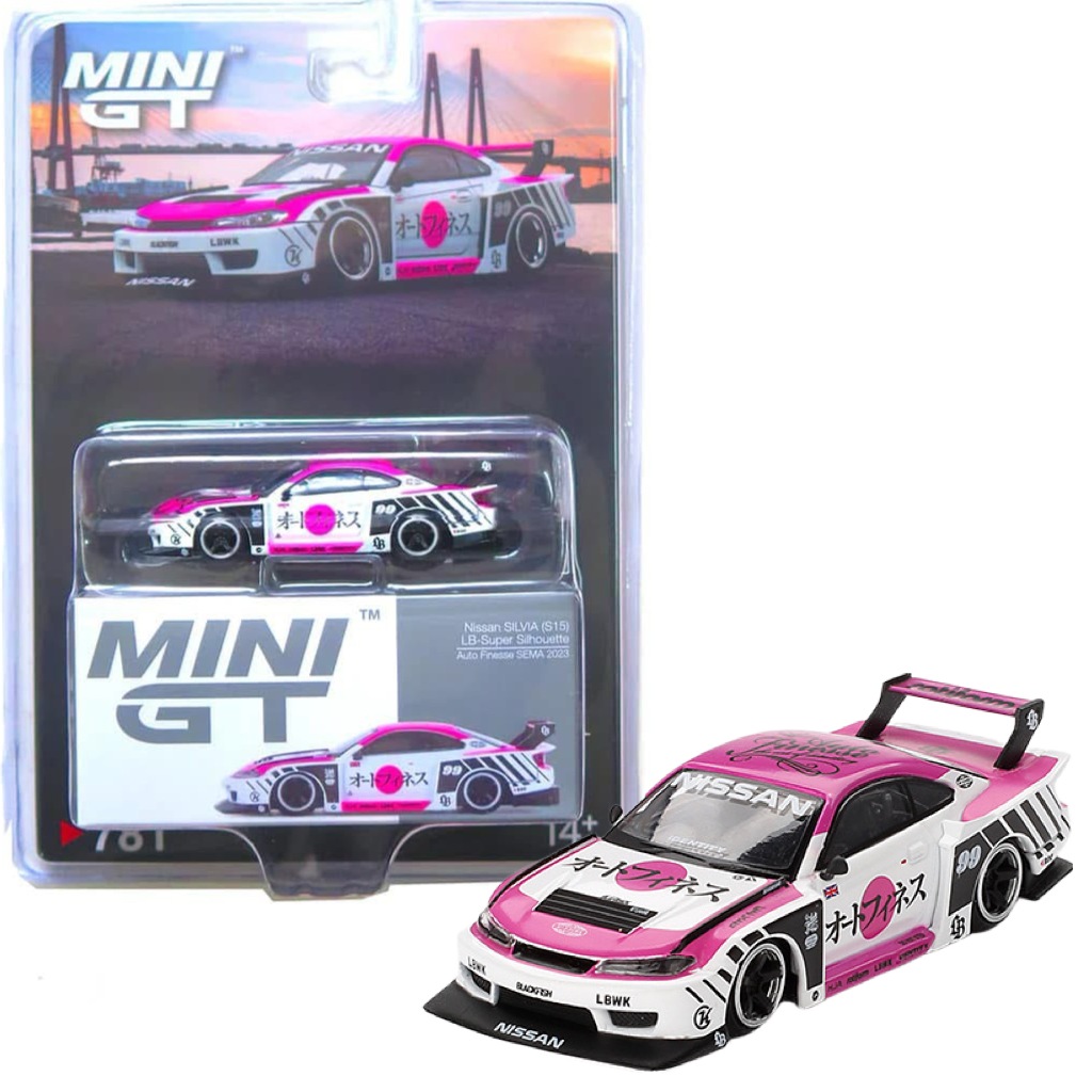 Mini GT 781 BLISTER Nissan LB-Super Silhouette S15 SILVIA Auto Finesse ...
