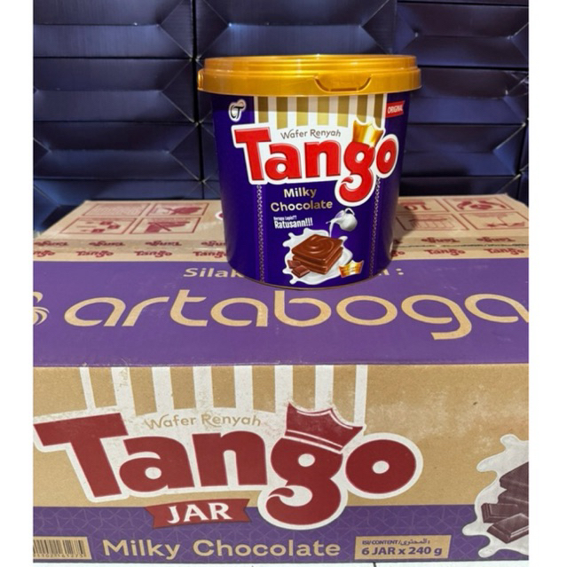 Tango Wafer Milky Chocolate Jar 240g | Shopee Philippines