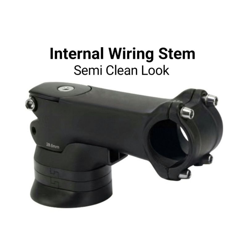 Semi-clean Bicycle Stem Look Internal Cable wiring Roadbike MTB Gravel ...
