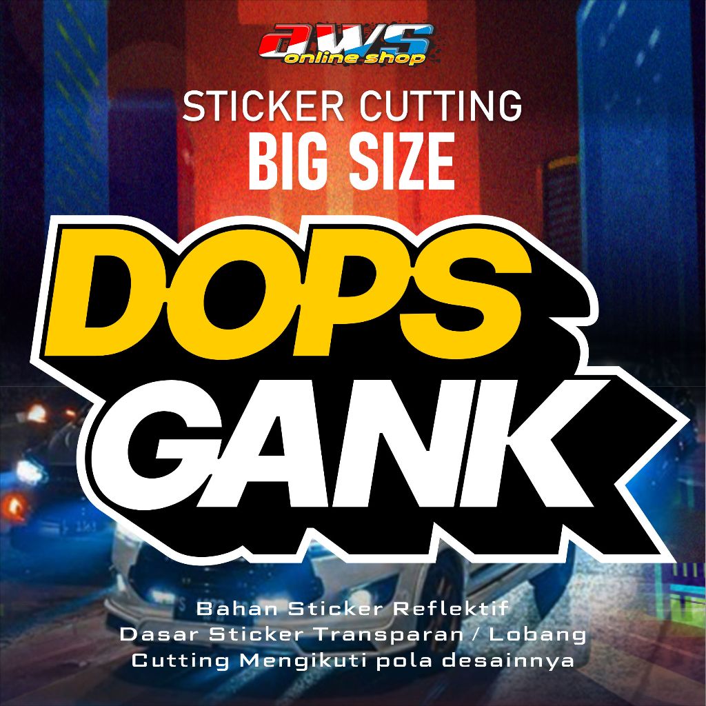 Big SIZE BROTHER DOPS Cutting Sticker | Shopee Philippines