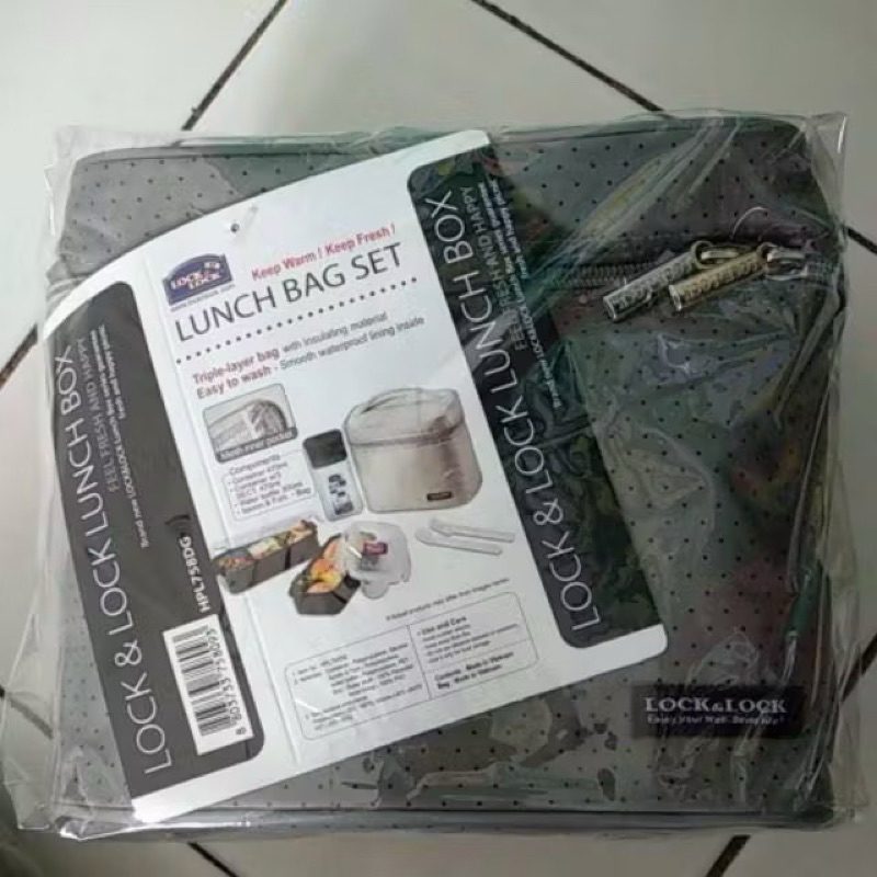 Locknlock LUNCH BAG SET | Shopee Philippines