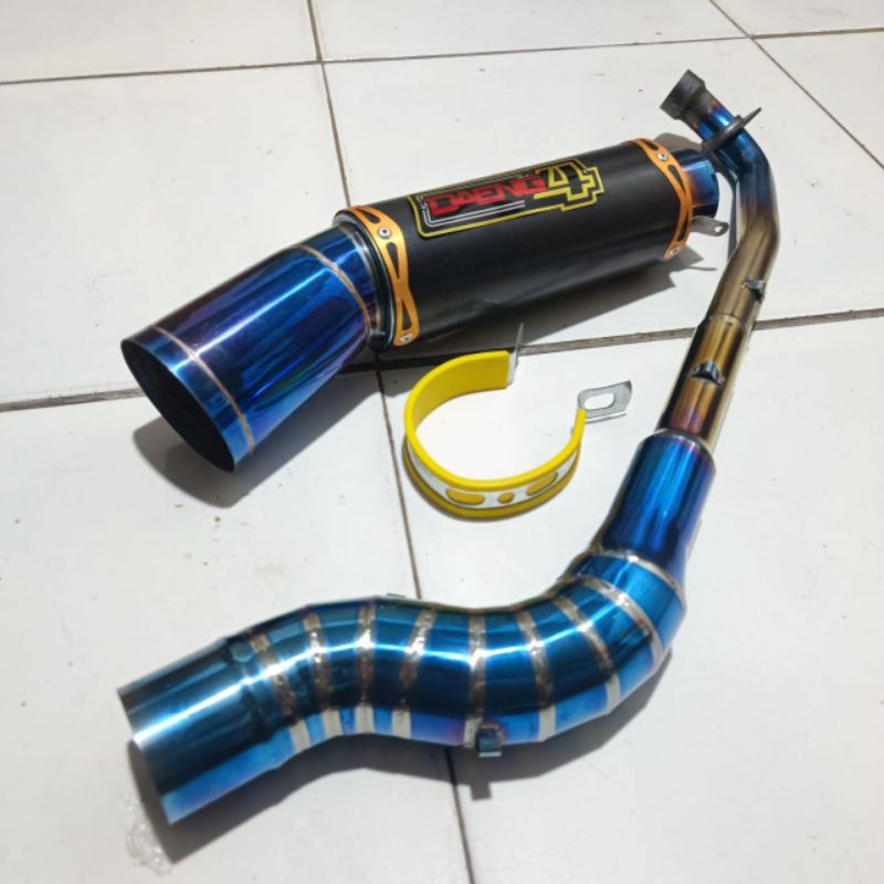 Daeng sai4 Pipe canister conical open specs exhaust Pipe for Wave 125 ...